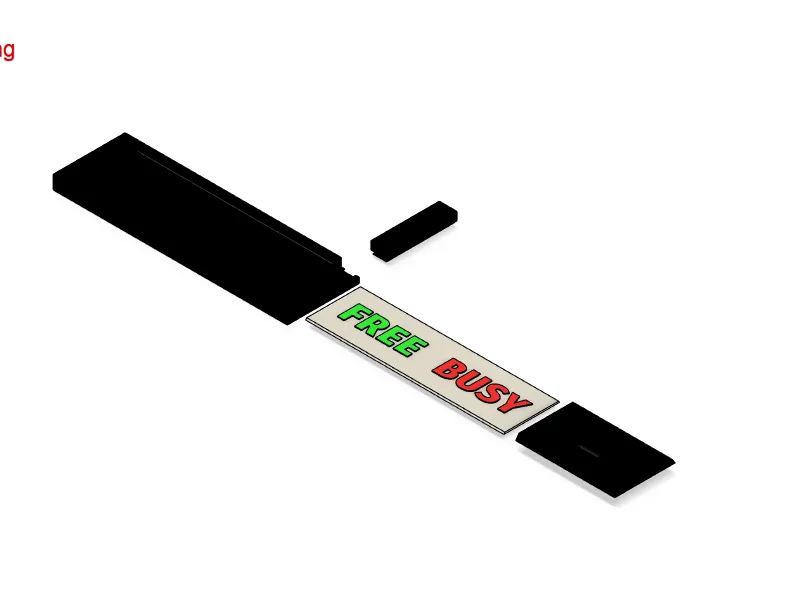 sliding sign by 3D-maker | Download free STL model | Printables.com