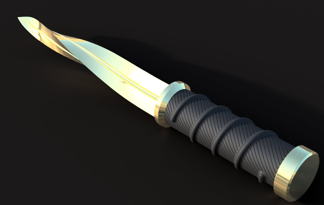 Tri Dagger by Dsk001 | Printables Store
