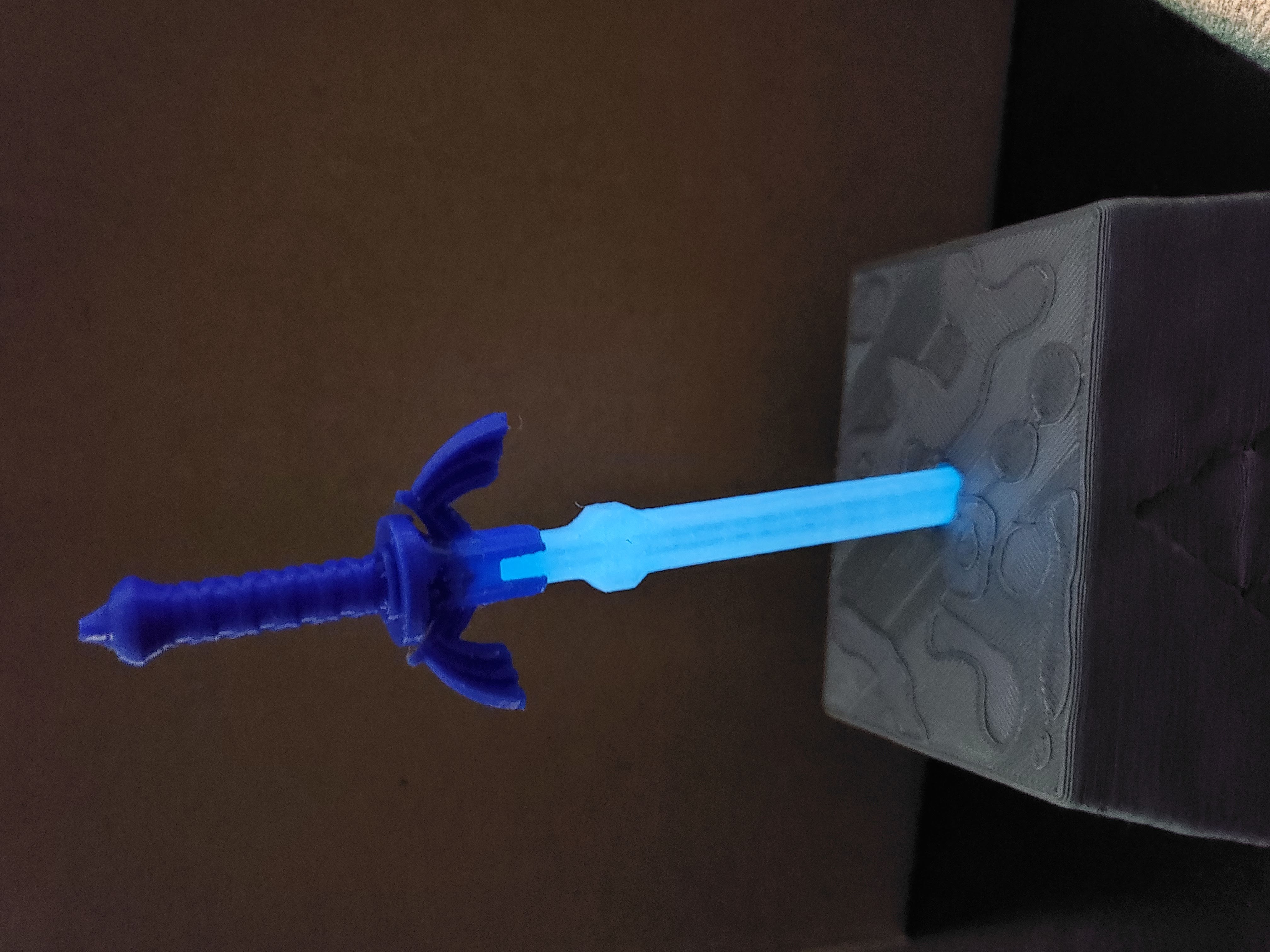Master Sword Pen and stone base by Dsk001 | Printables Store