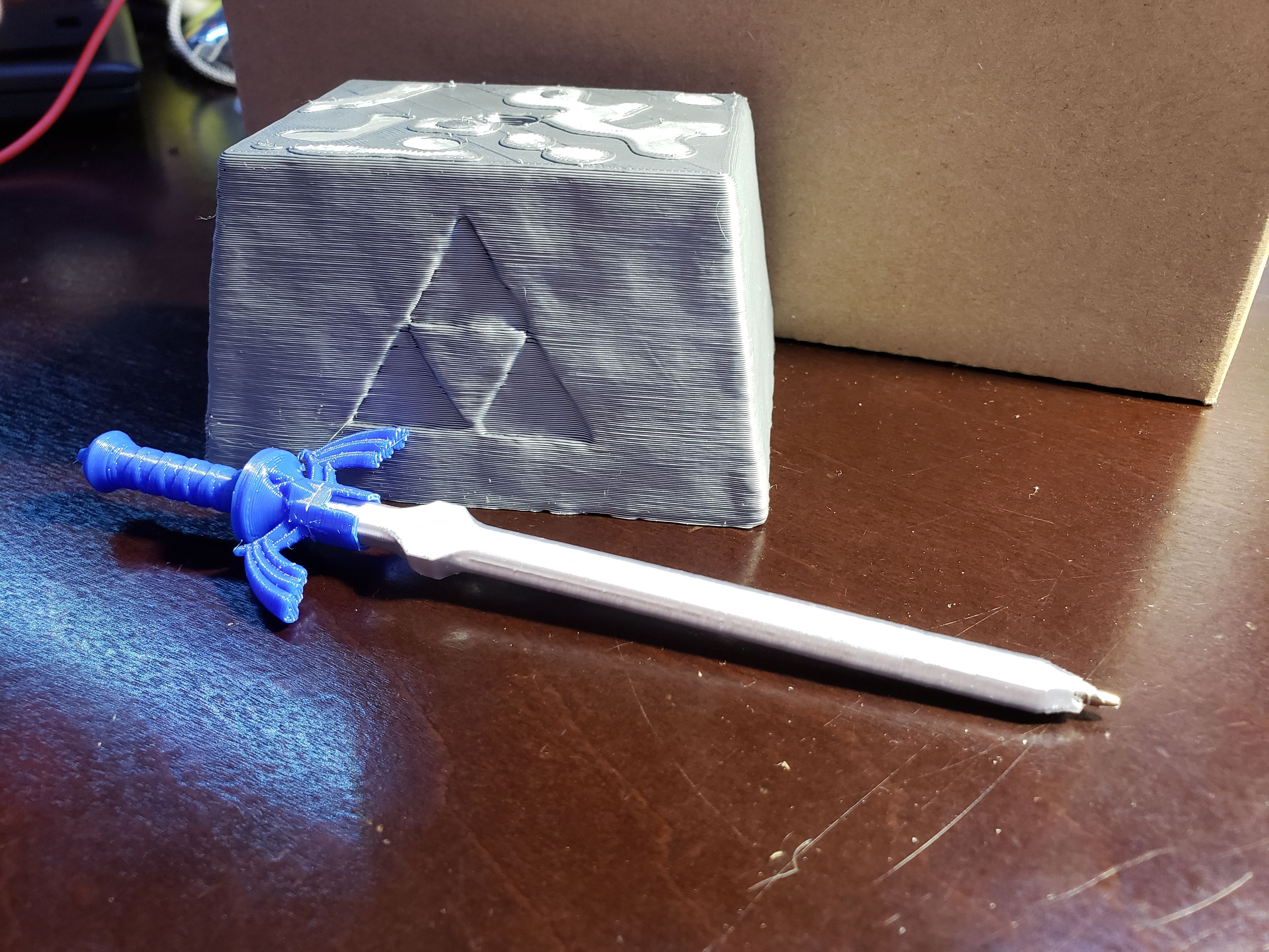 Master Sword Pen and stone base by Dsk001 | Printables Store