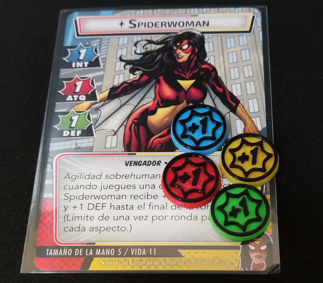 Token +1 Marvel Champions by zapanx | Download free STL model ...