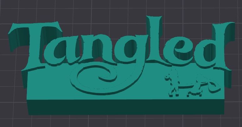 Tangled Fan Art by Narack | Download free STL model | Printables.com