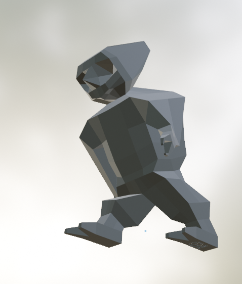 Low Poly Monster by Devise3D | Download free STL model | Printables.com