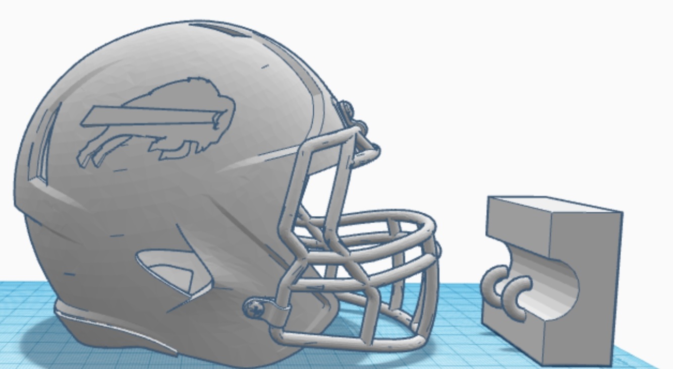 Bills Helmet by Mason Webster | Download free STL model | Printables.com
