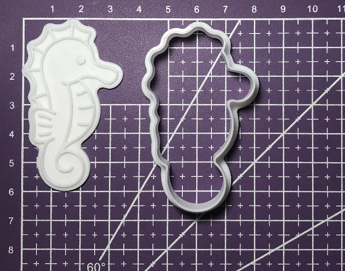 seahorse cookie cutter by losscutmajin | Download free STL model ...