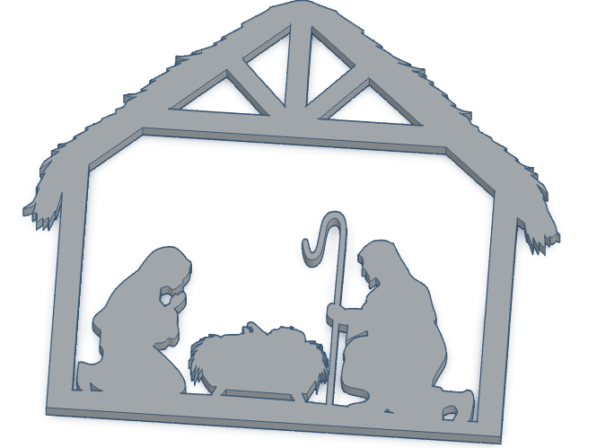 Nativity scene nativity scene by Best_codes | Download free STL model ...