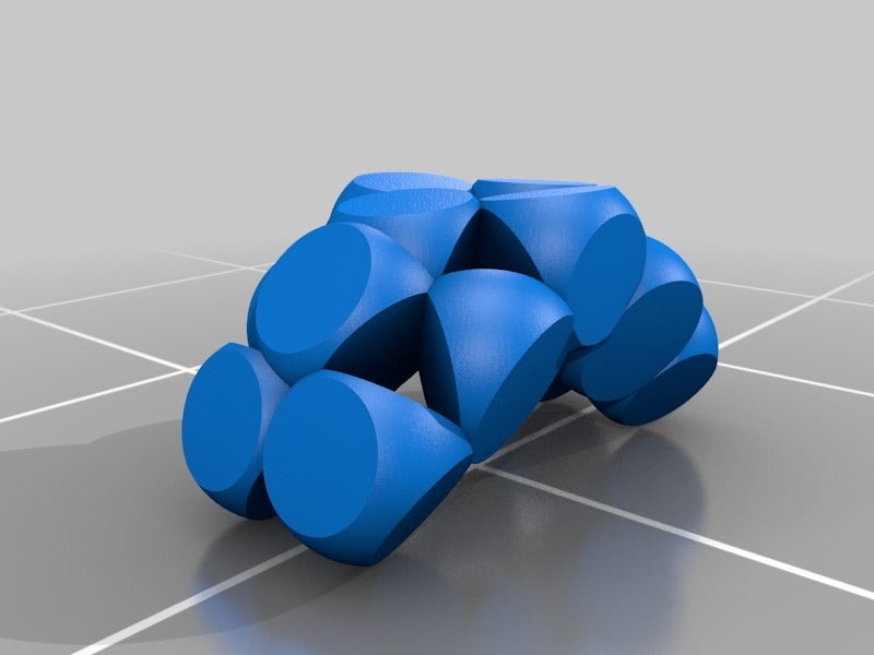 CPK molecule, for quad extrusion by ppaukstelis | Download free STL ...
