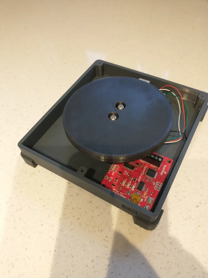 Enclosure for Sparkfun's Openscale and 1kg - 20kg Strain Gauge Load ...