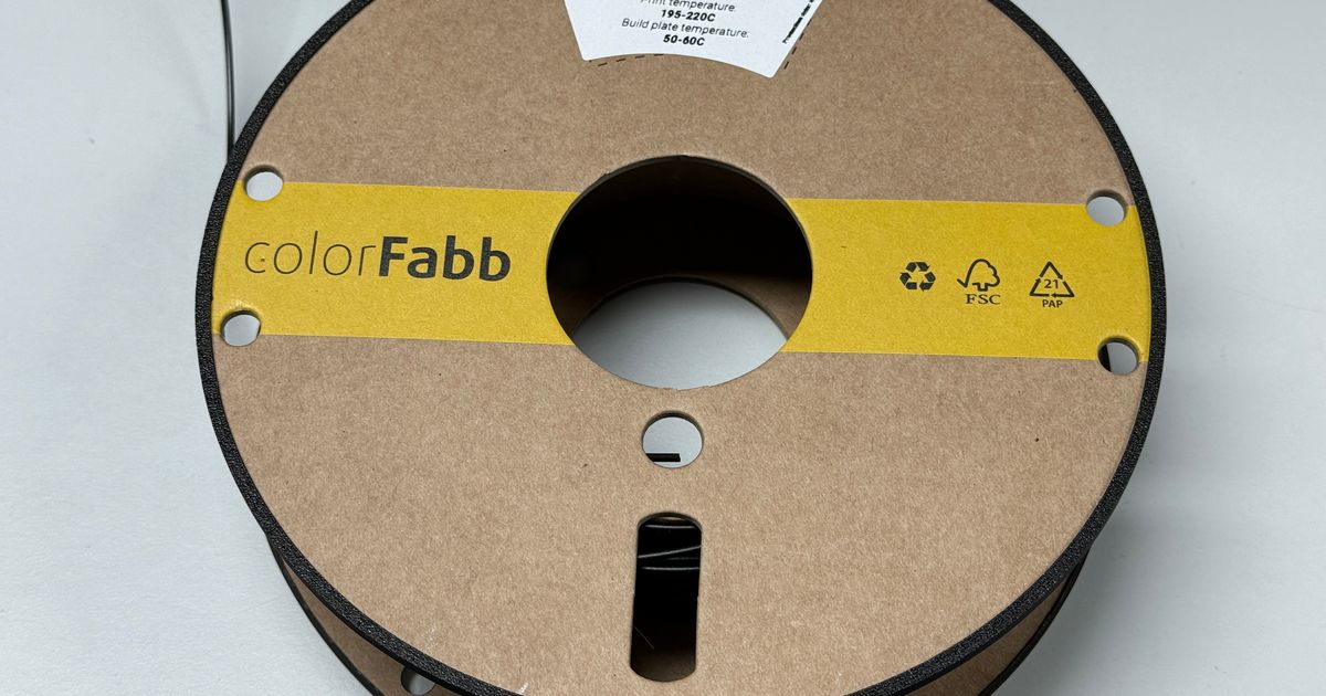 Cardboard Spool Ring colorFabb by alfrank | Download free STL model ...