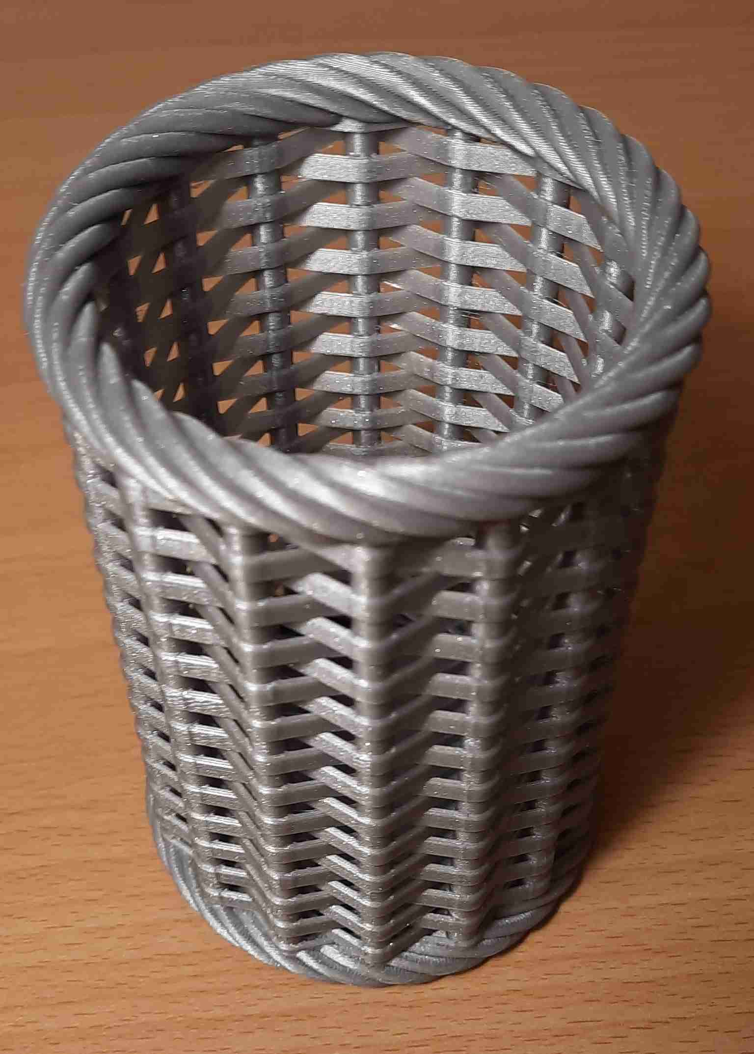 Tall woven basket by Michal Blazek | Download free STL model ...