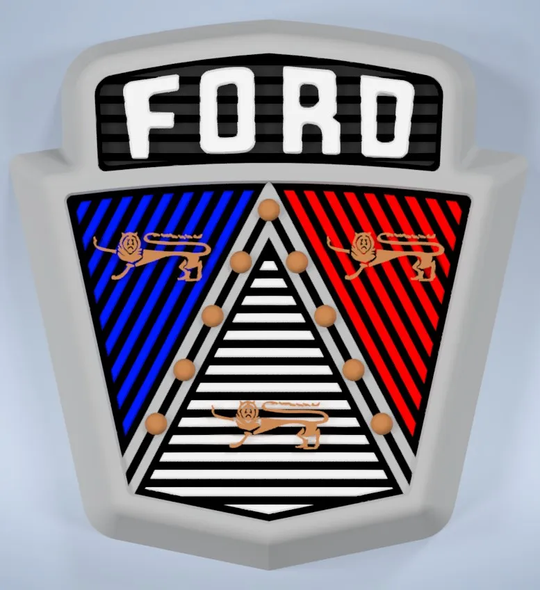 Ford Vintage Emblem by Onur Yıldırım | Download free STL model ...