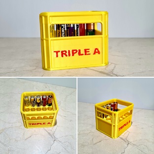 Triple A battery crate by 3D prints and gifts | Download free STL model ...