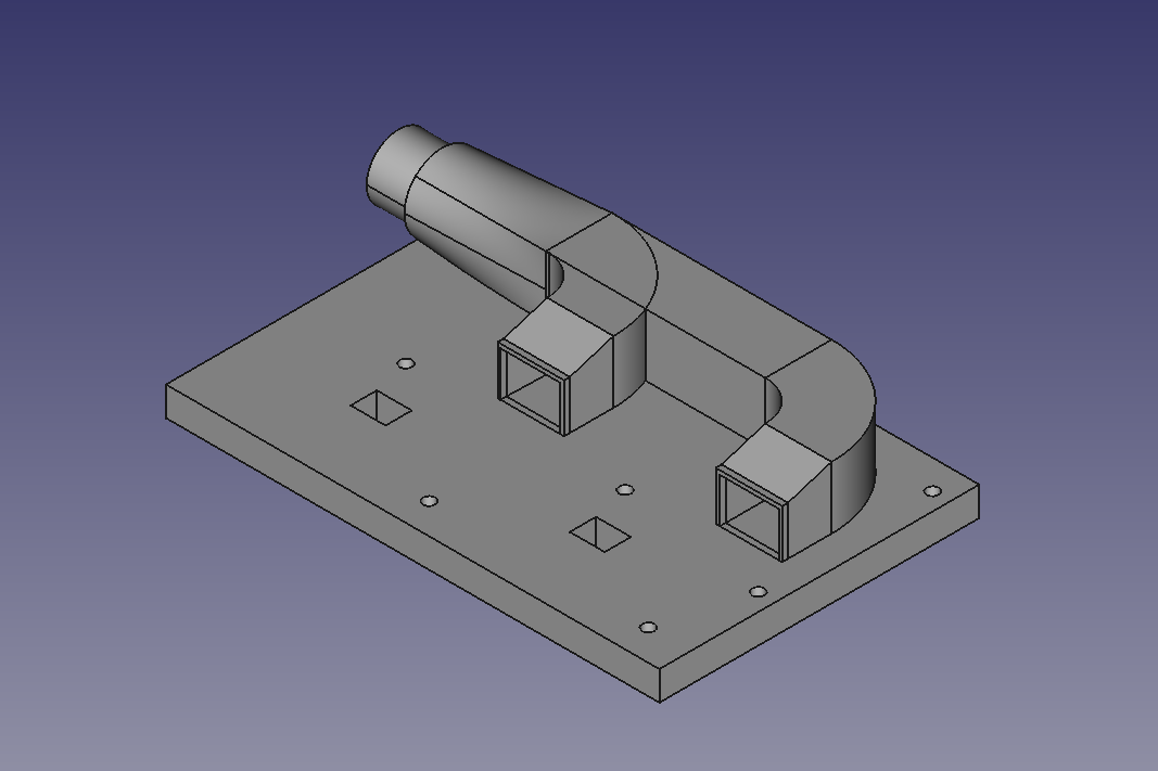 Biqu H2 Revo shroud and fan base for CoreXY printers by Arnout van den ...