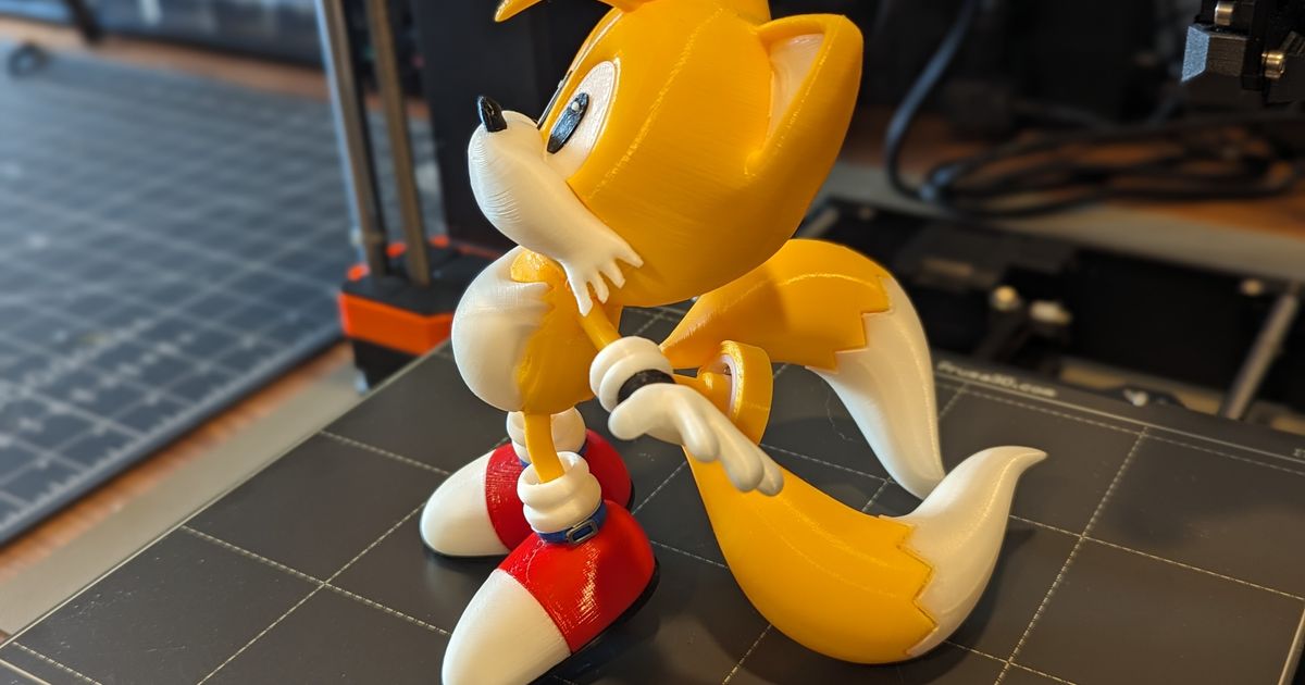 Tails - With Spinning Tails by Scoo | Download free STL model ...