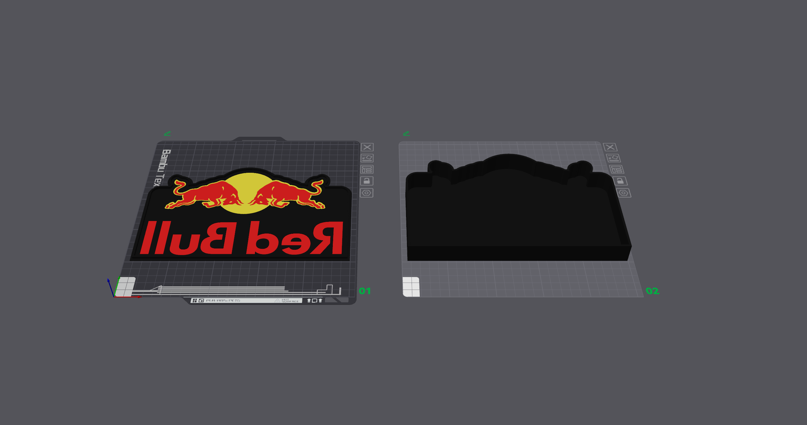 Light Box Red Bull by KrisMorr | Download free STL model | Printables.com