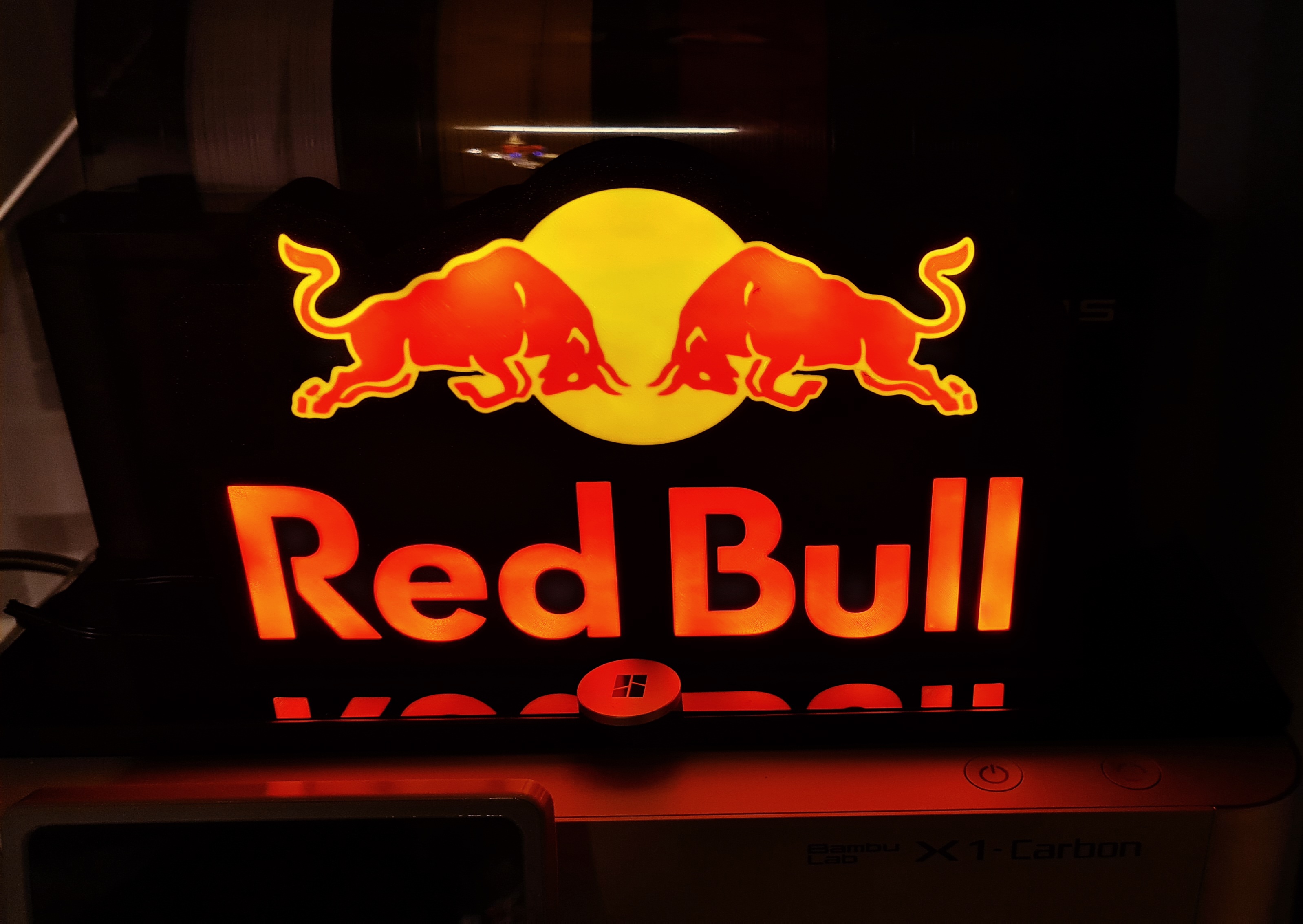 Light Box Red Bull by KrisMorr | Download free STL model | Printables.com