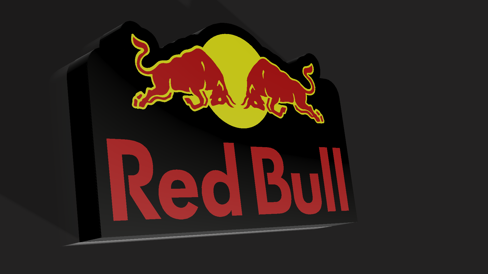 Light Box Red Bull by KrisMorr | Download free STL model | Printables.com