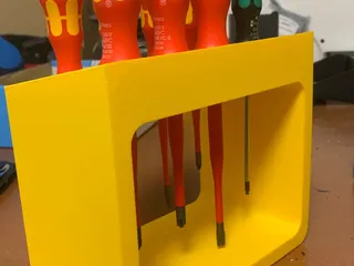 Gridfinity Wera srewdriver stand by Macek4556 | Download free STL model | Printables.com