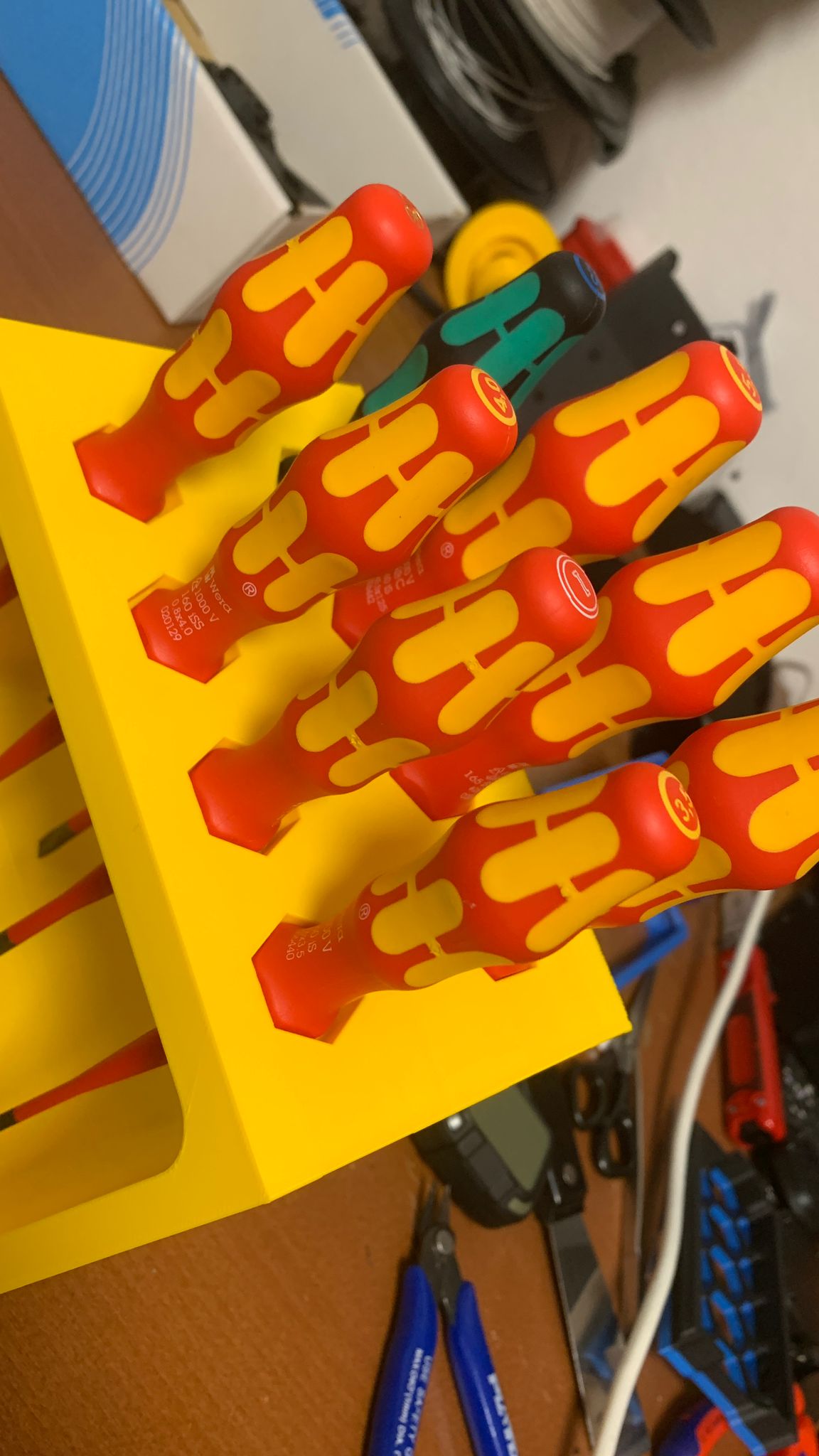 Gridfinity Wera srewdriver stand by Macek4556 | Download free STL model | Printables.com