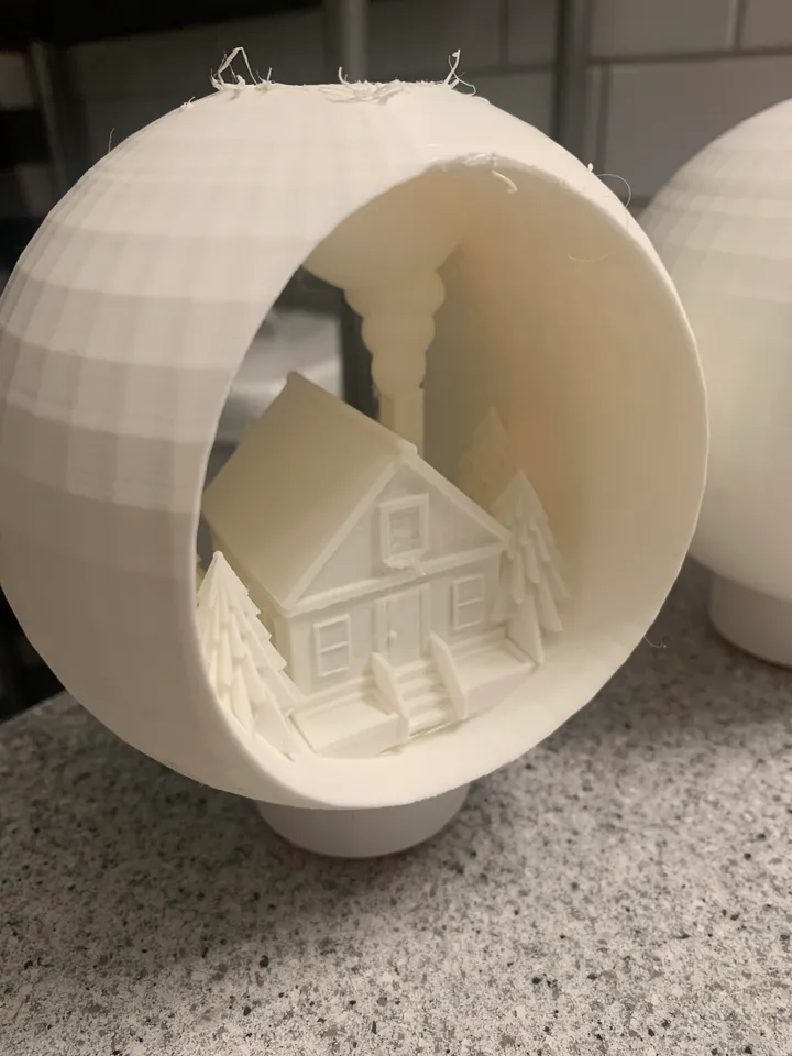 Tea Light House Ornament by AJ Viking | Download free STL model ...