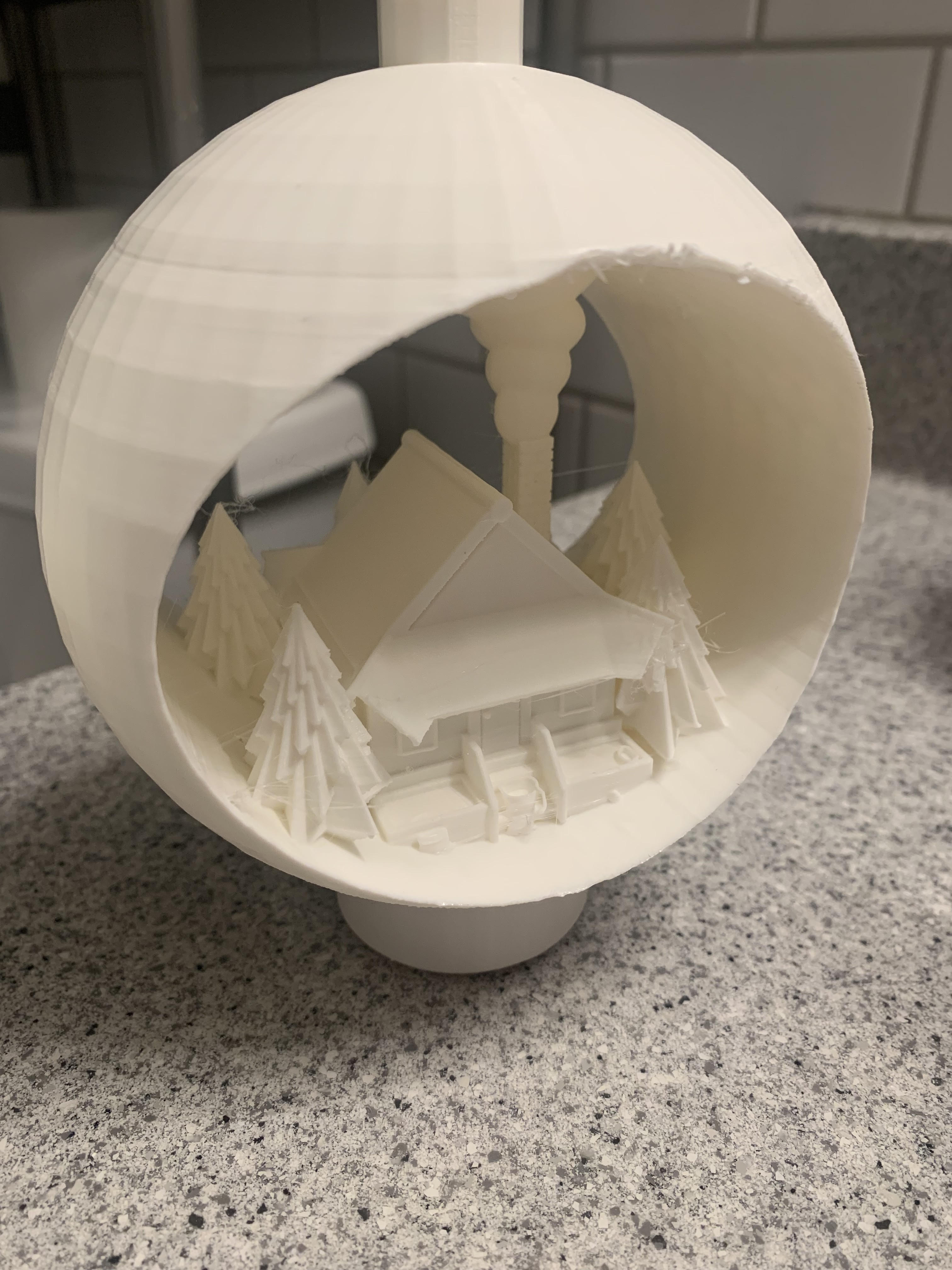 Tea Light House Ornament by AJ Viking | Download free STL model ...