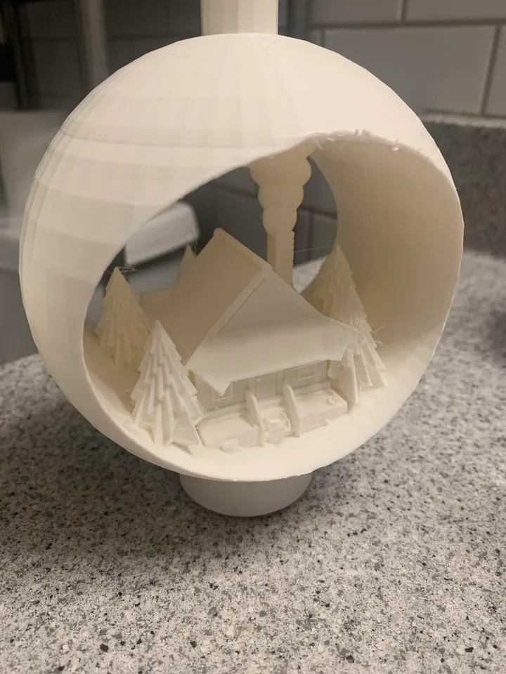 Tea Light House Ornament by AJ Viking | Download free STL model ...