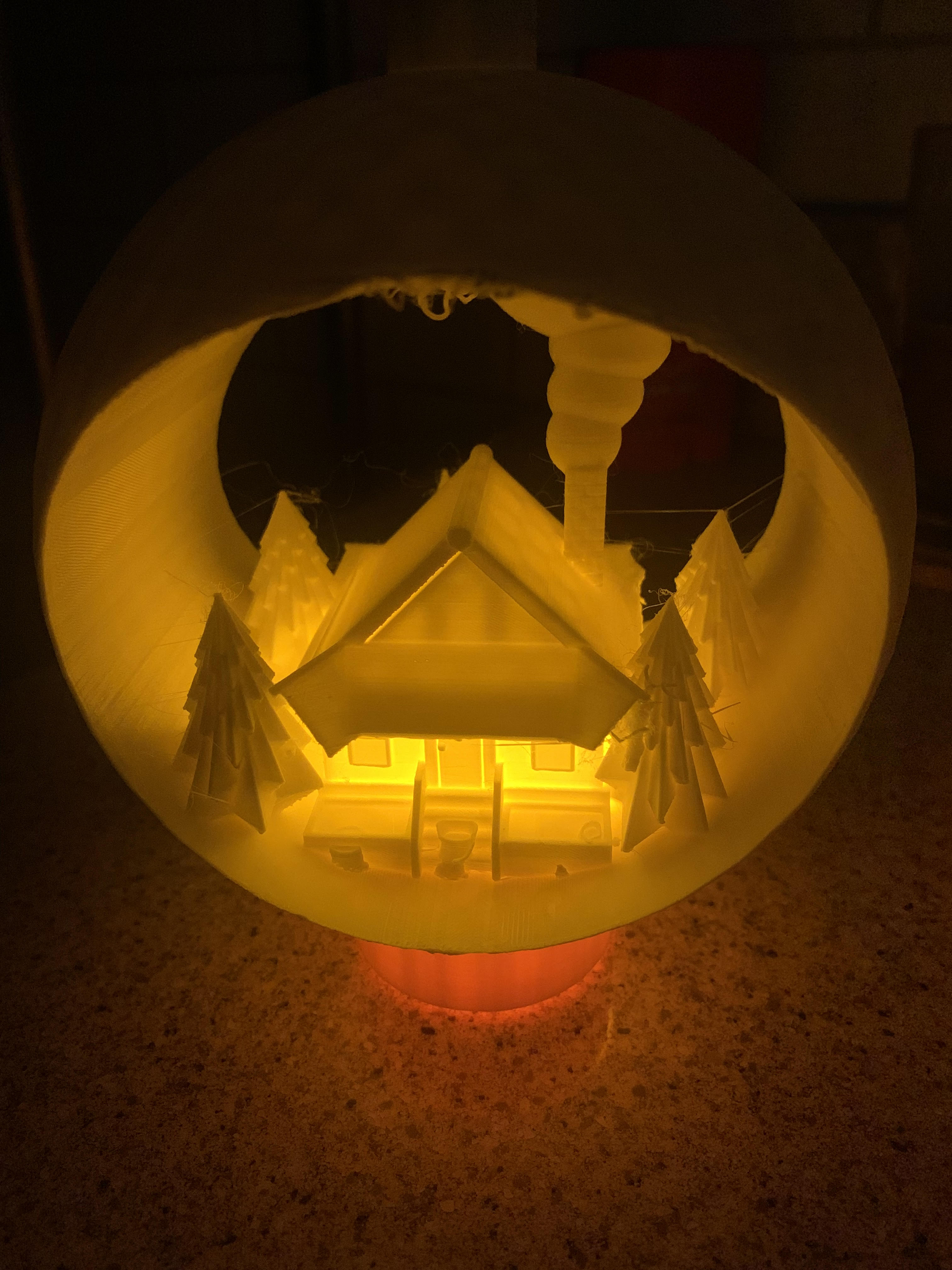 Tea Light House Ornament by AJ Viking | Download free STL model ...