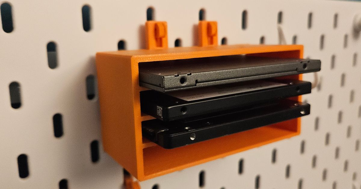 Ikea Skadis SSD Rack by Gerhard Huck | Download free STL model ...
