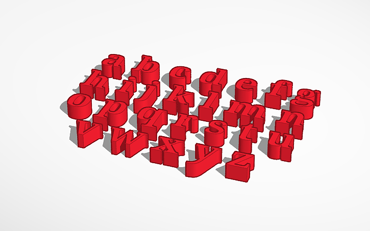 The ABCS For Kids by 3D Carl | Download free STL model | Printables.com
