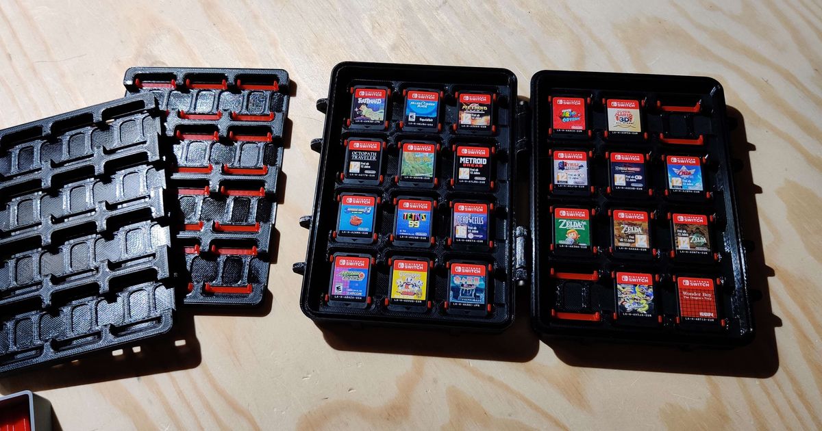 Nintendo Switch Rugged Game Case Extra Inserts by meklund | Download ...