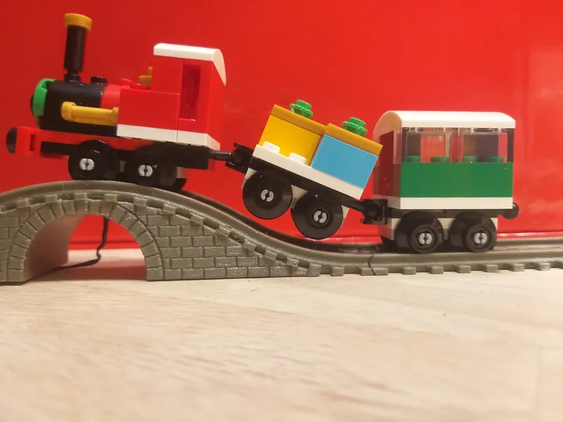 Railway for small LEGO train by Claus | Download free STL model ...
