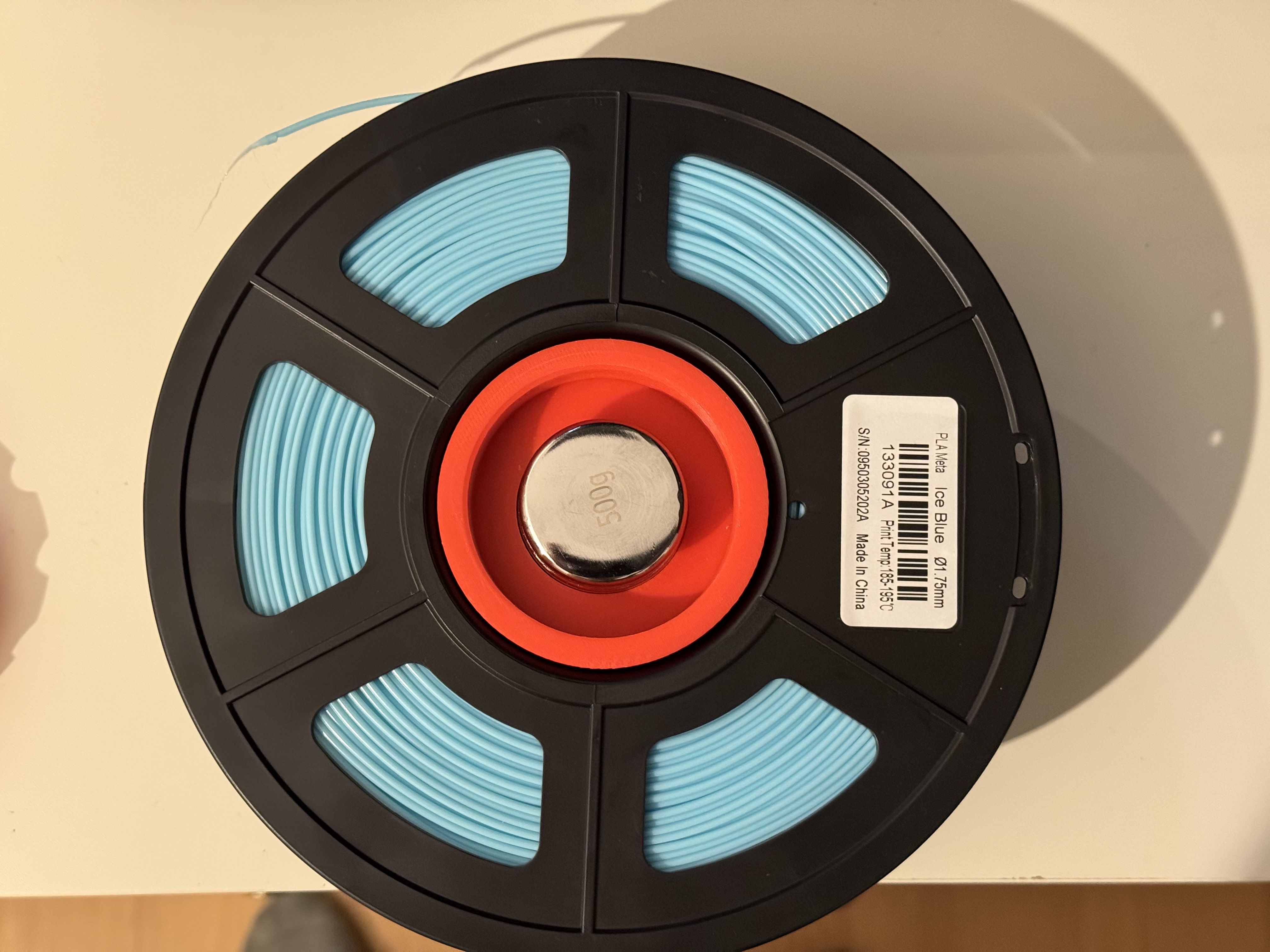 BambuLabs AMS Sunlu spools 500gr Weight adapter by alvesjc | Download free STL model ...