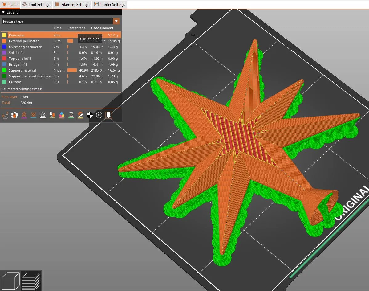 Nativity Star Tree Topper by Oldegregg | Download free STL model ...