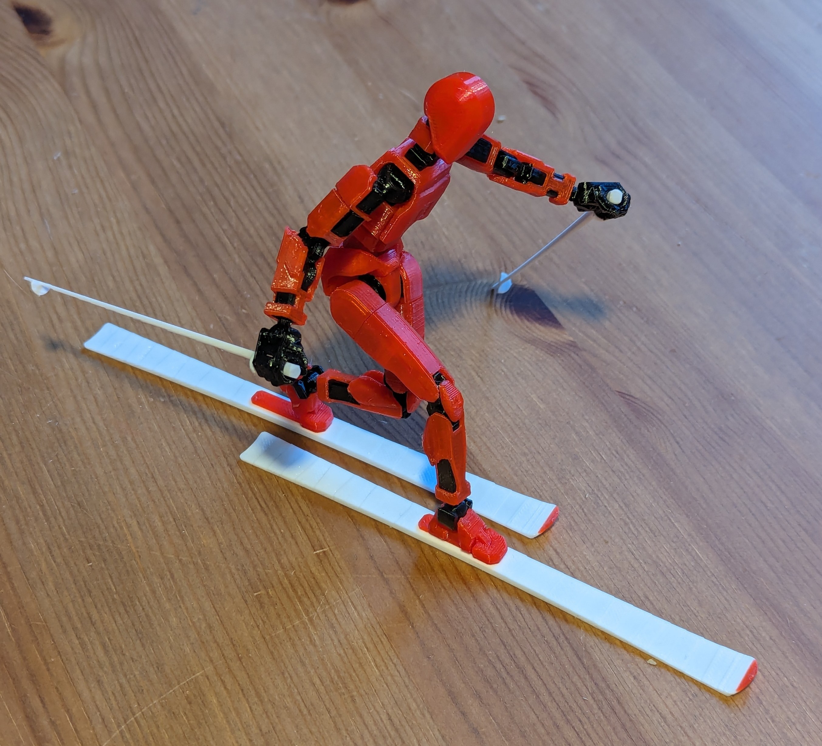 Telemark skis for DUMMY 13 by firetech | Download free STL model ...