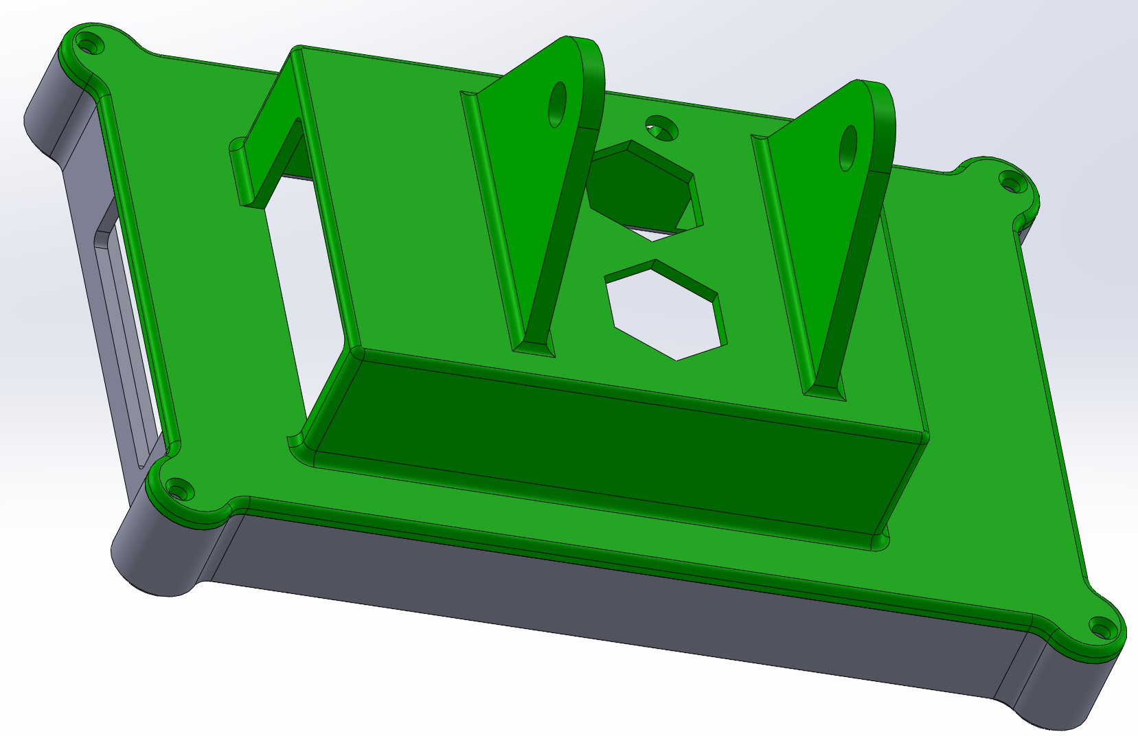 Pi4b-7 inch touch screen case by echt | Download free STL model ...