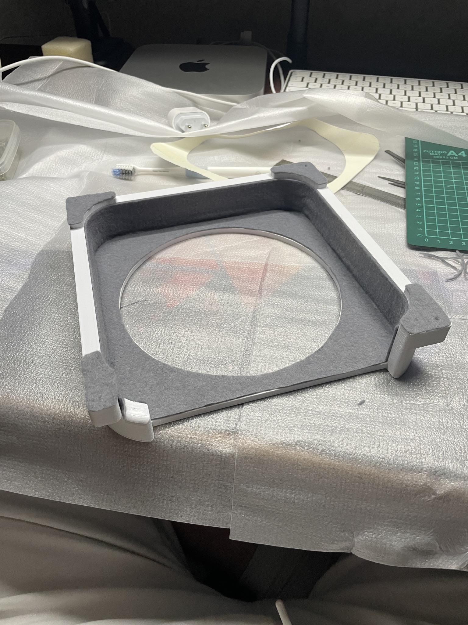 Mac mini mount (under the desk) by βrеαd | Download free STL model ...