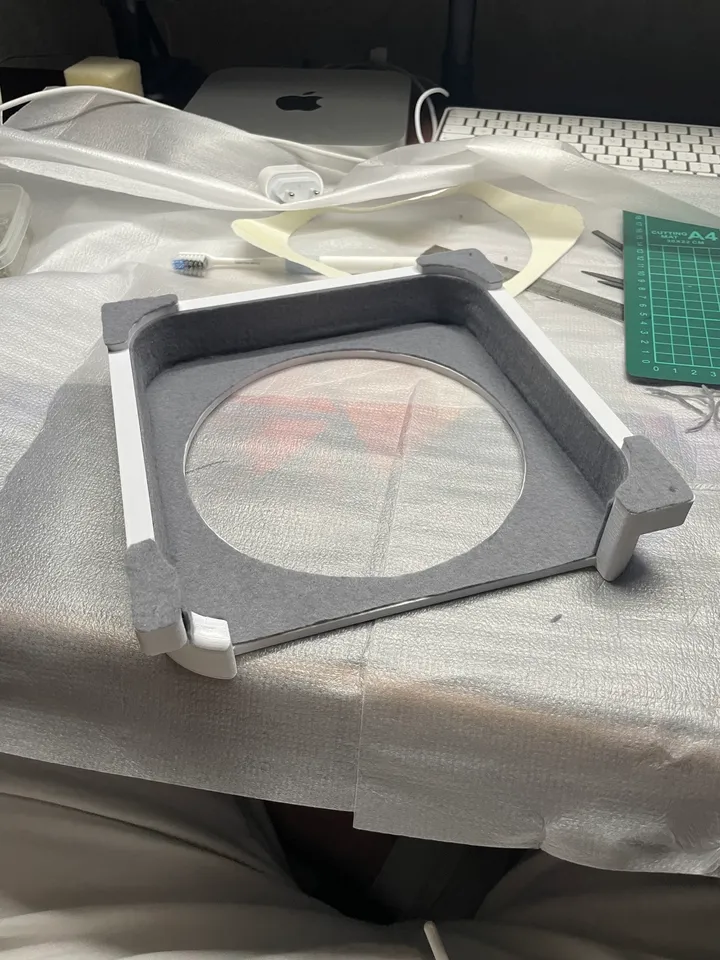 Mac mini mount (under the desk) by βrеαd | Download free STL model ...