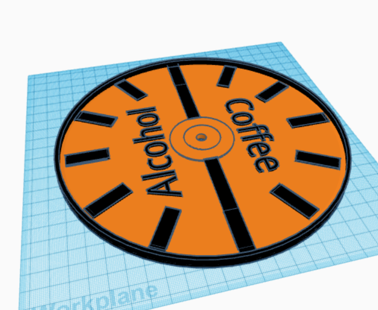 Alcohol Time - Coffee Time: Clock by John G. | Download free STL model ...