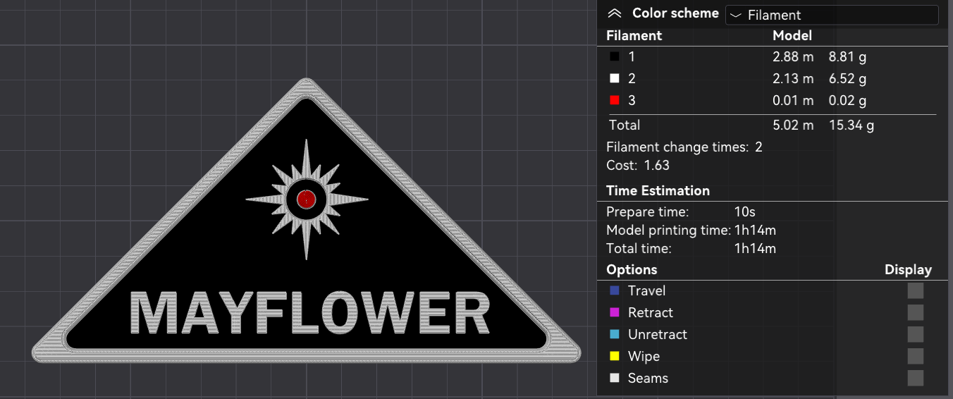 Project Mayflower Logo por Brian Blankenship | Descargar modelo STL ...