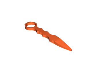 Shiv: SOCP-style Dagger by Jérémy Reeder | Download free STL model ...