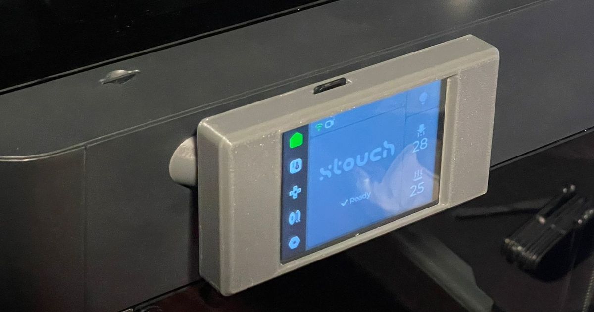 Bambu Lab P1 Series X-Touch Display mount von jthomeo | Kostenloses STL ...