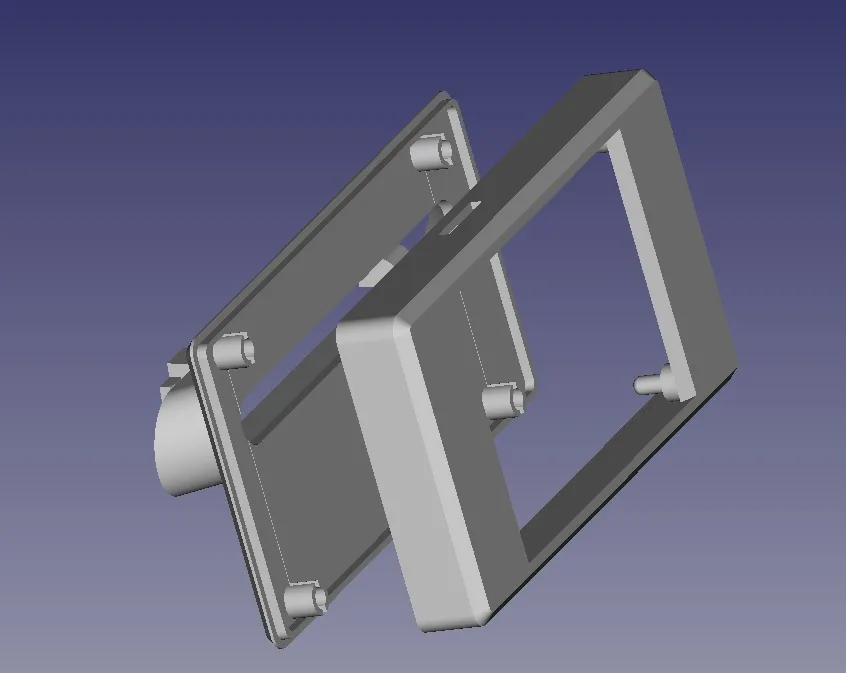 Bambu Lab P1 Series X-Touch Display mount by jthomeo | Download free ...