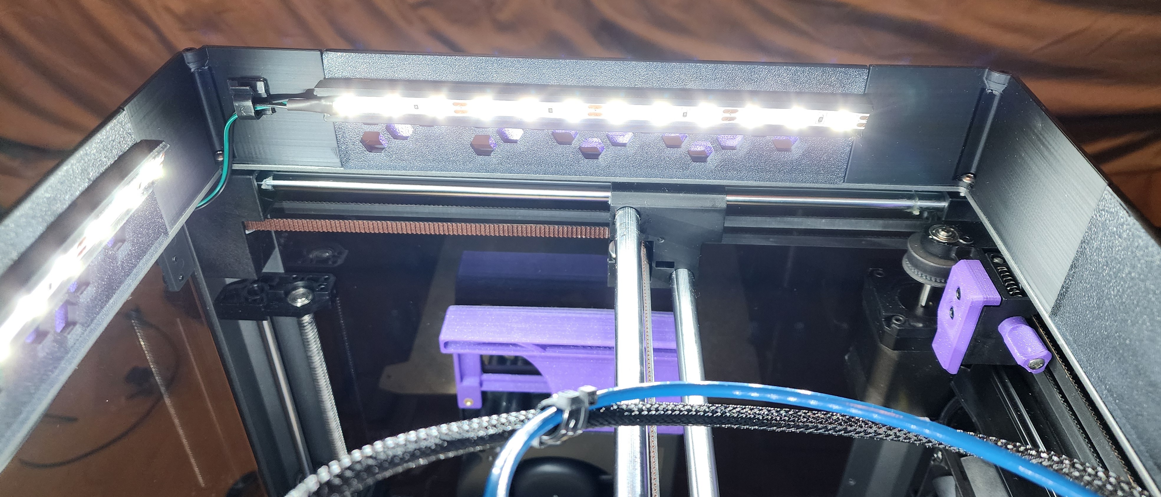 Creality K1 LED Light Strips Addon for Hexagon Accents Risers by Quang ...