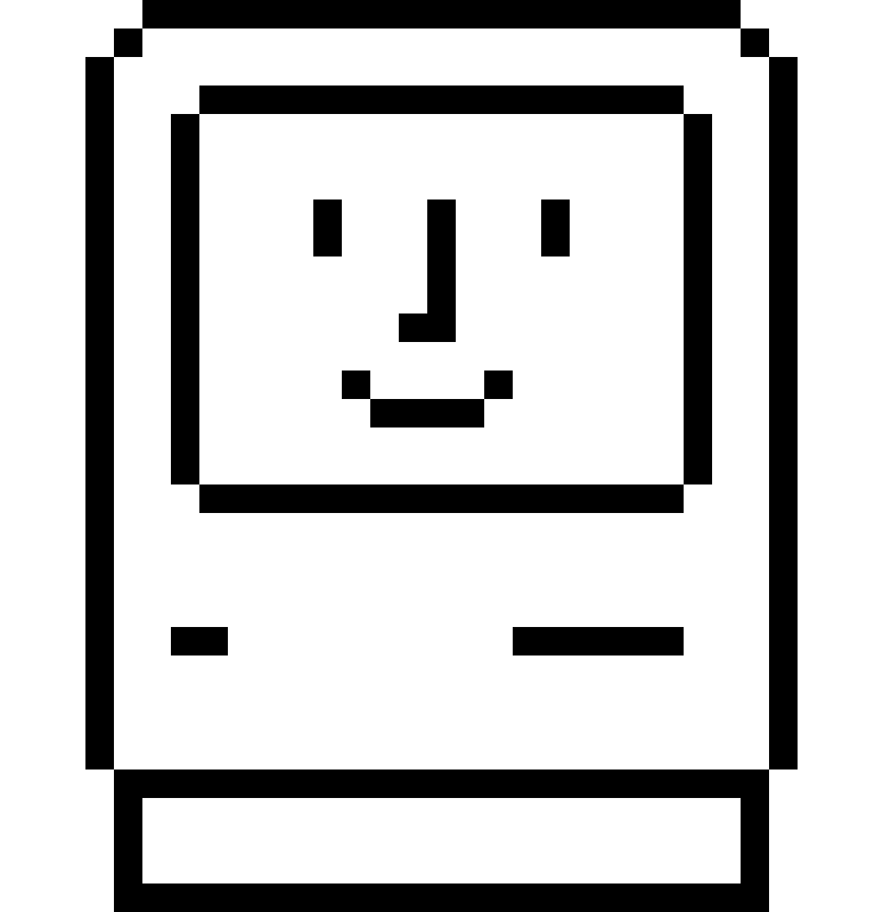 Happy Mac (Pixel Art) by GamerMechanic81 | Download free STL model ...