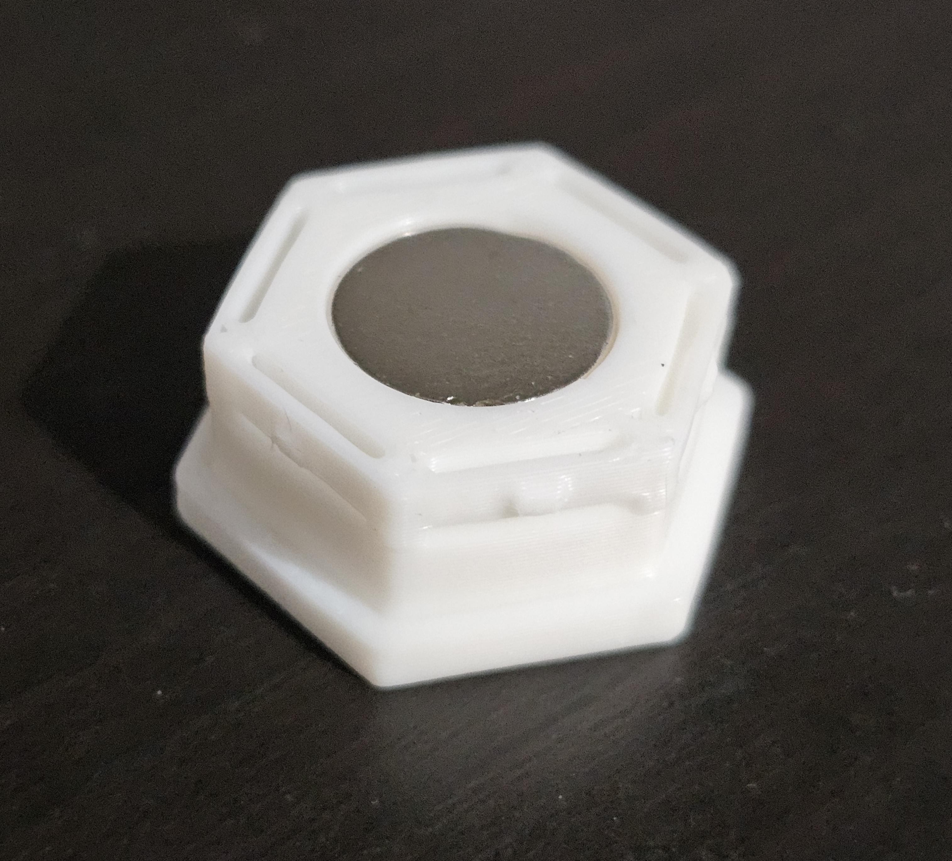 Round Magnet insert for Honeycomb storage wall by AAAhmed | Download ...