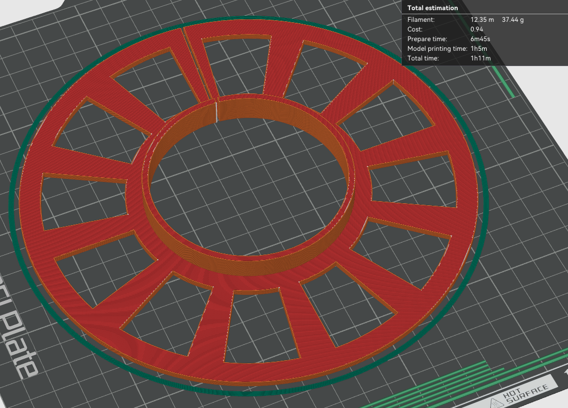 Bambu labs AMS spool spacer for Polymaker 750g filament by AAAhmed ...