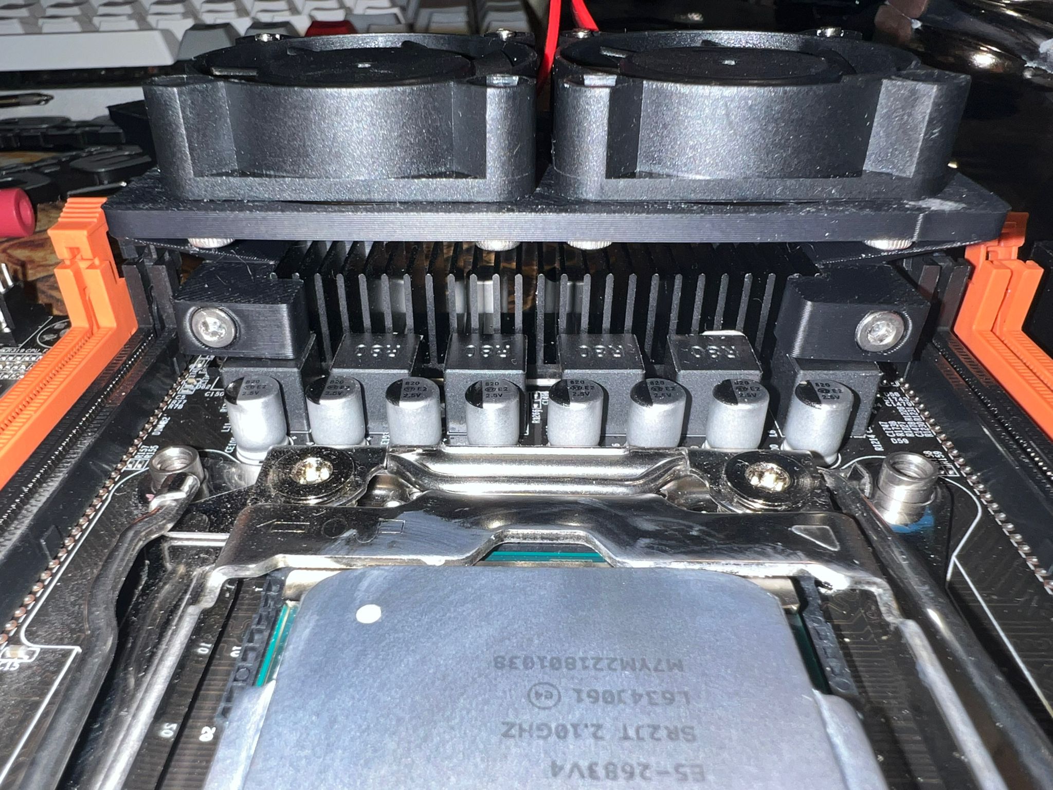 VRM fan cooler for aliexpress Qiyida X99 ED4 board - V2 by jon ...