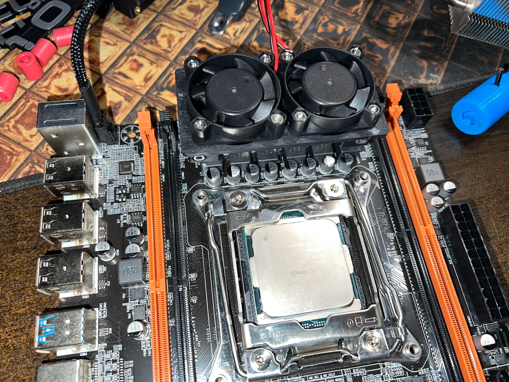 VRM fan cooler for aliexpress Qiyida X99 ED4 board - V2 by jon ...