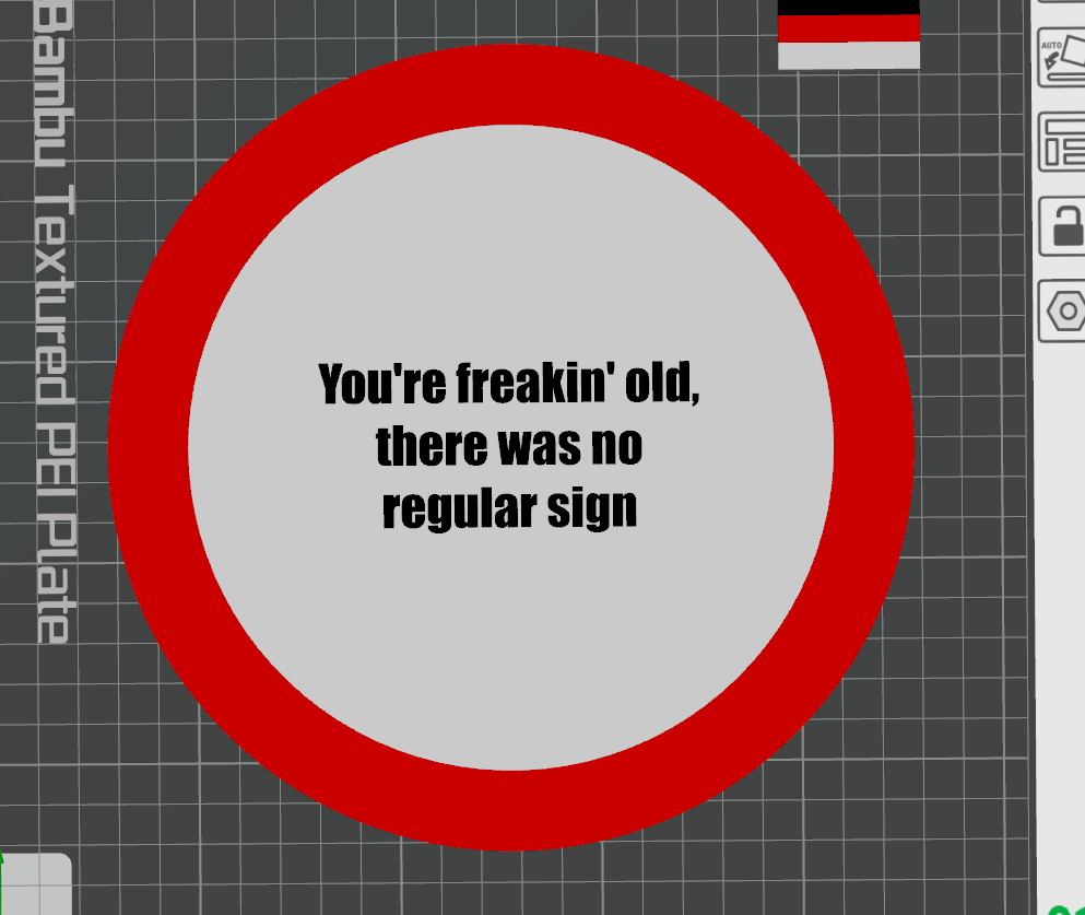 Birthday sign from 1-100 incl. "freakin' old" - Traffic signs by Dnsztt ...