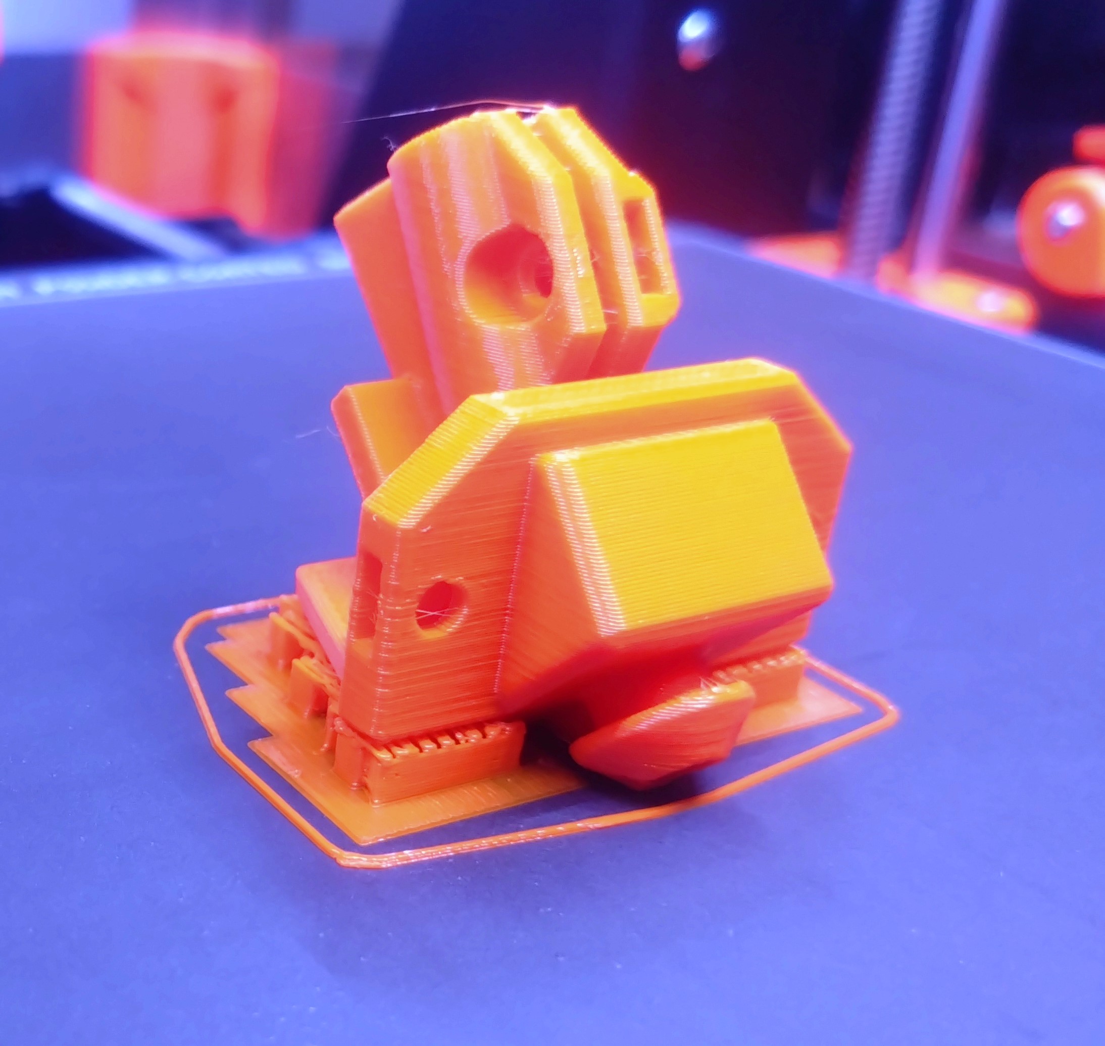 inclined PTFE quick connect holder base for Spool Tank (Printer Box) by ...
